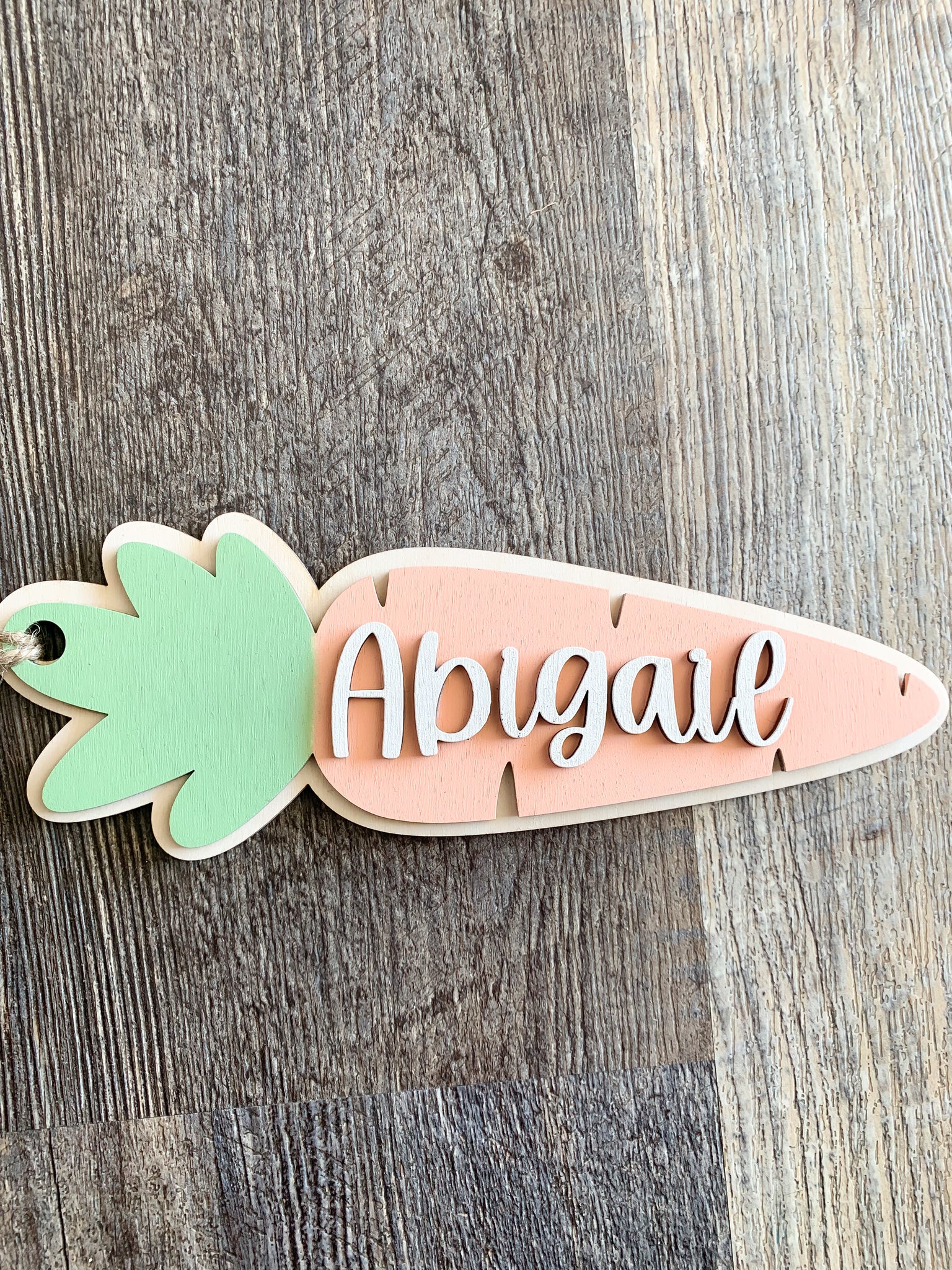 Carrot Easter Basket Name Tags – Ten Eleven Customs