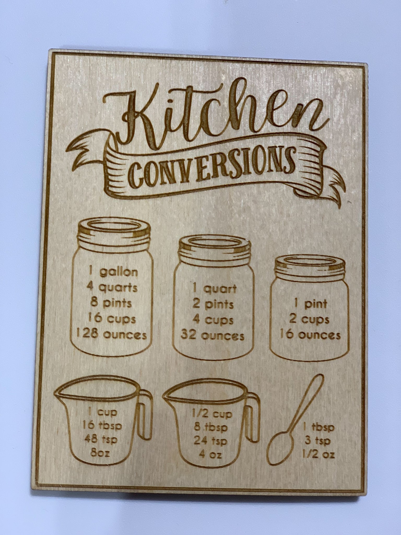 Kitchen Conversions Magnet – Ten Eleven Customs
